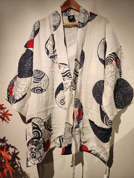 Wind & Sunset Motif Haori - Siamurai