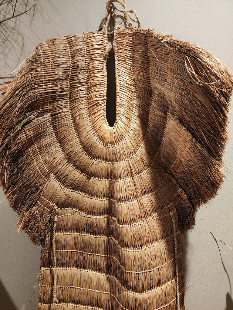 Japanese Mino Straw Cape, Farm Tools & Vine Basket - Siamurai