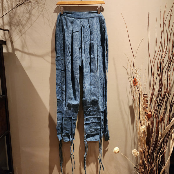 Stonewash Indigo Tattsuke Bakama Pants - Siamurai